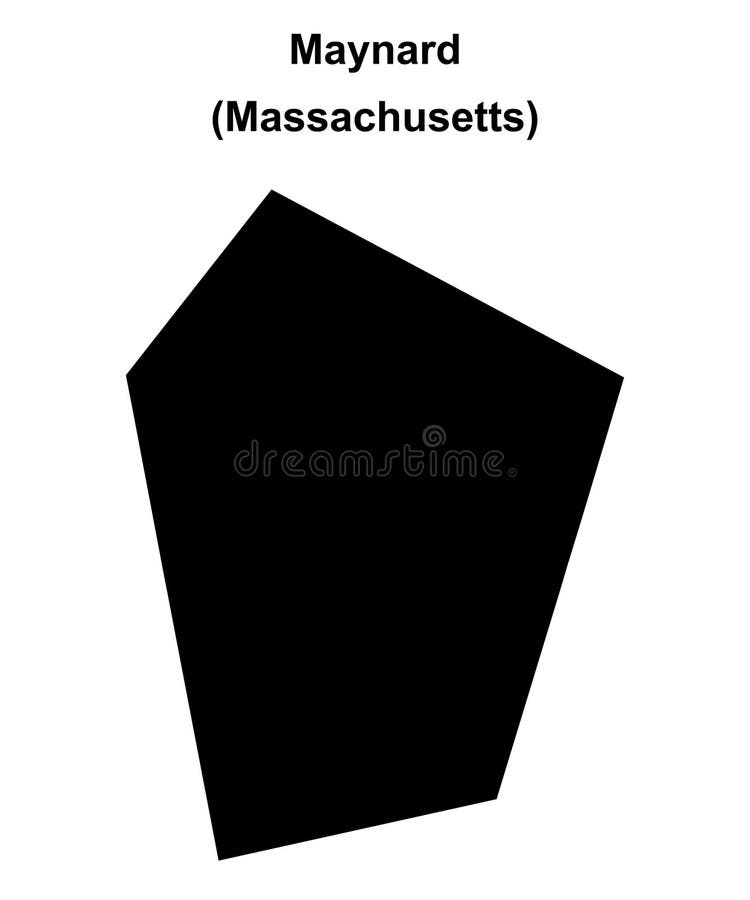 Mapa de esquema de maynard ilustración del vector. Ilustración de forma ...