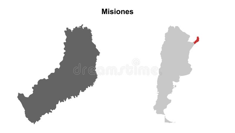 Mapa De Esquema De Misiones Ilustración del Vector - Ilustración de ...