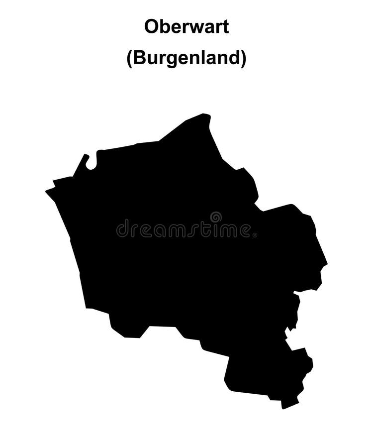 Mapa De Esquema De Oberwart Ilustración del Vector - Ilustración de ...