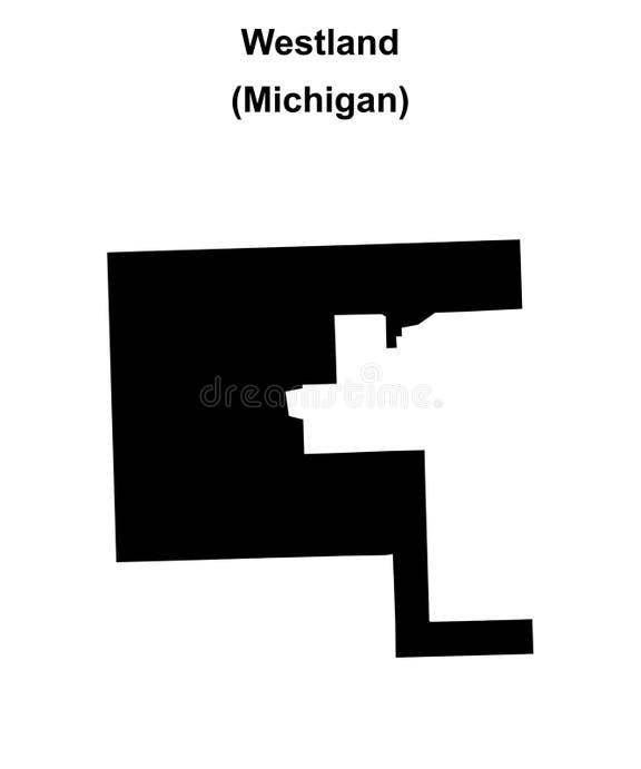 Mapa De Esquema De Occidente Ilustración del Vector - Ilustración de ...