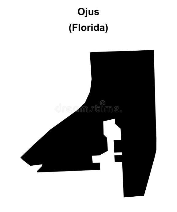 Mapa de esquema de ojus ilustración del vector. Ilustración de aislado ...