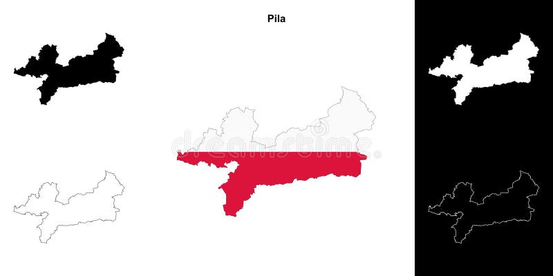 Mapa de esquema de pila ilustración del vector. Ilustración de ...