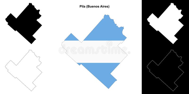 Mapa de esquema de pila ilustración del vector. Ilustración de atlas ...