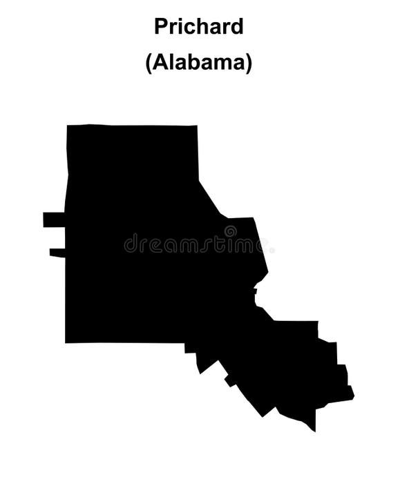 Mapa De Esquema De Prichard Ilustración del Vector - Ilustración de ...