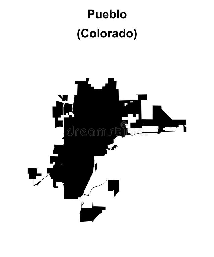 Mapa de esquema de pueblo ilustración del vector. Ilustración de ...
