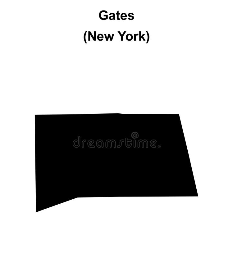 Mapa de esquema de puertas ilustración del vector. Ilustración de ...