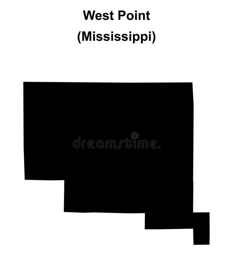 Mapa De Esquema De Punto Oeste Ilustración del Vector - Ilustración de ...