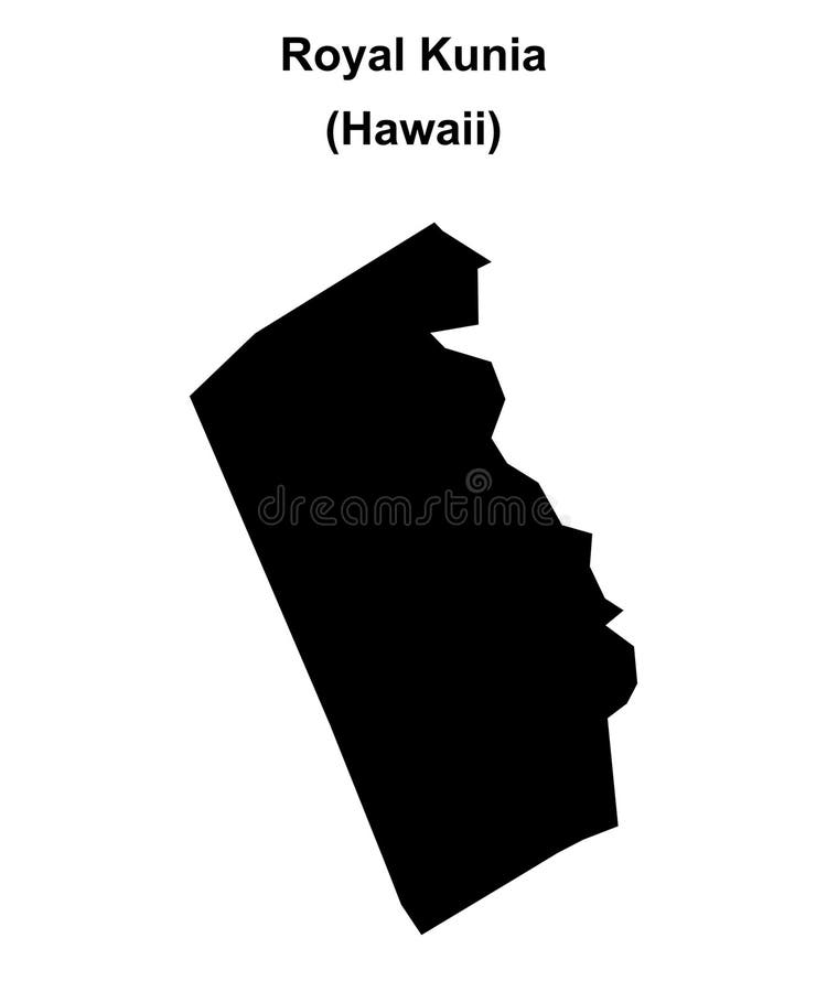 Mapa De Esquema Real De Kunia Ilustración del Vector - Ilustración de ...