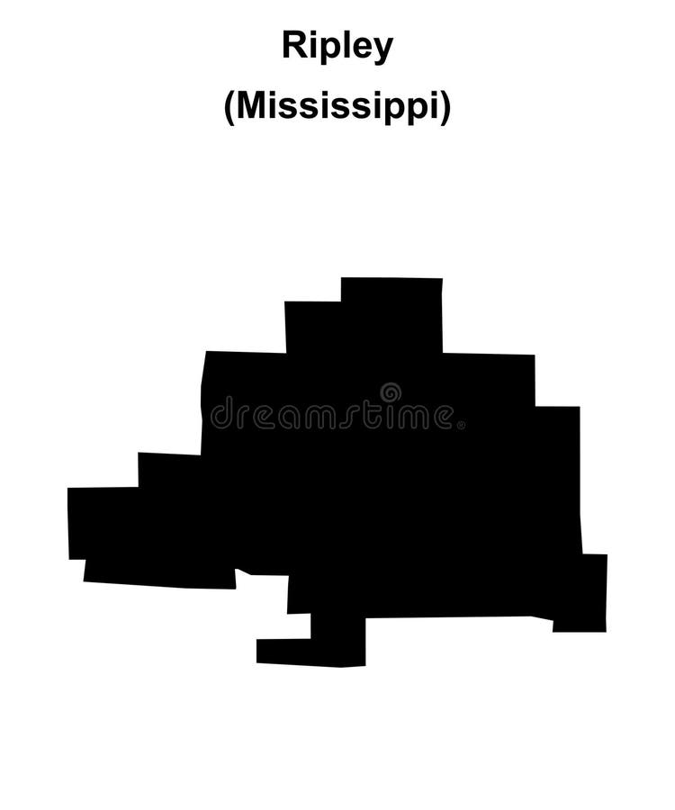 Mapa de esquema de Ripley ilustración del vector. Ilustración de forma ...