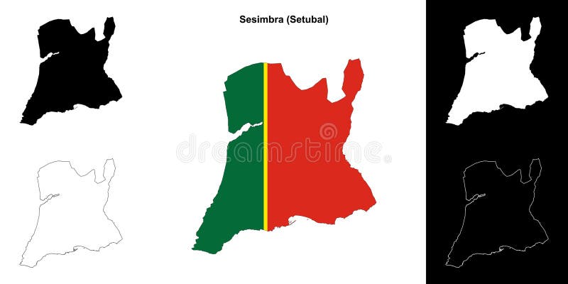 Mapa de esquema de simbra ilustración del vector. Ilustración de ...