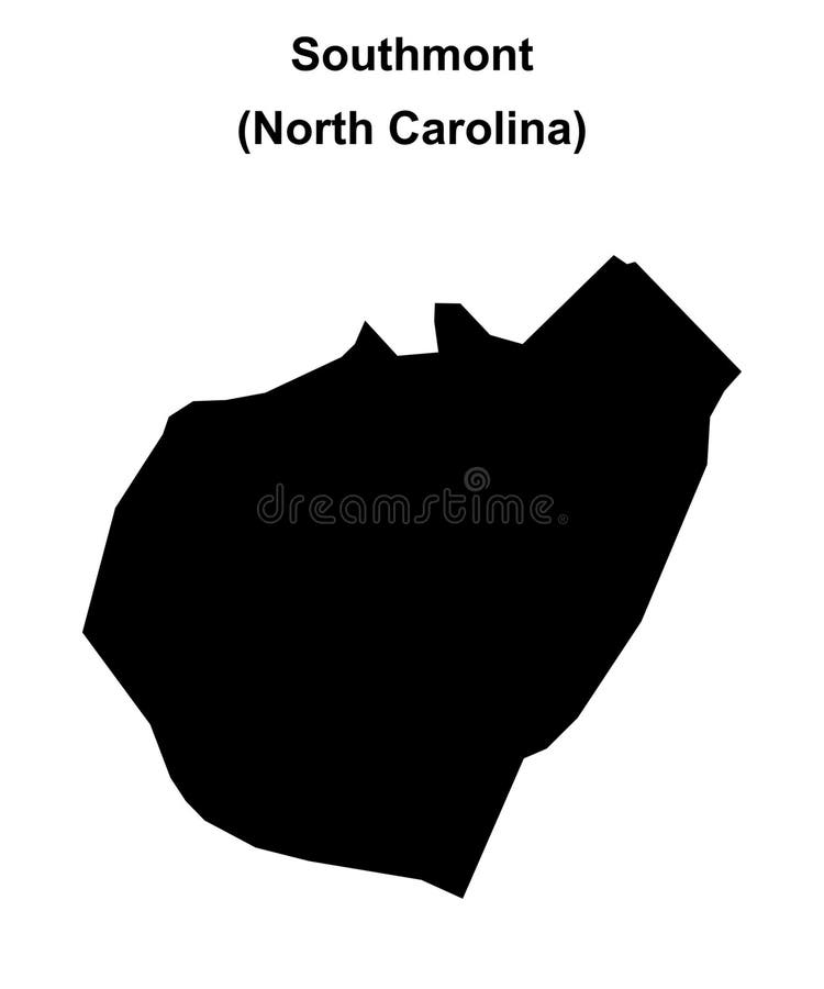 Mapa De Esquema De Southmont Ilustración del Vector - Ilustración de ...