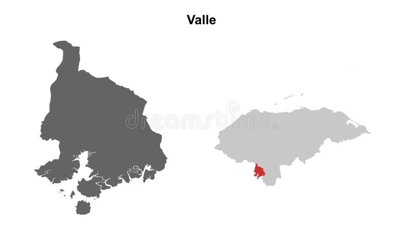 Mapa de esquema de Valle ilustración del vector. Ilustración de valle - 378867049