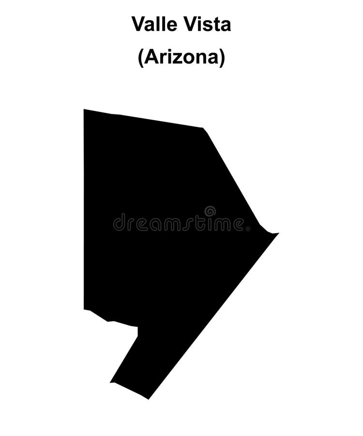 Mapa De Esquema De Valle Vista Ilustración del Vector - Ilustración de vista, frontera: 385911092