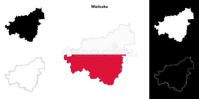 Mapa De Esquema De Wieliczka Ilustración del Vector - Ilustración de ...