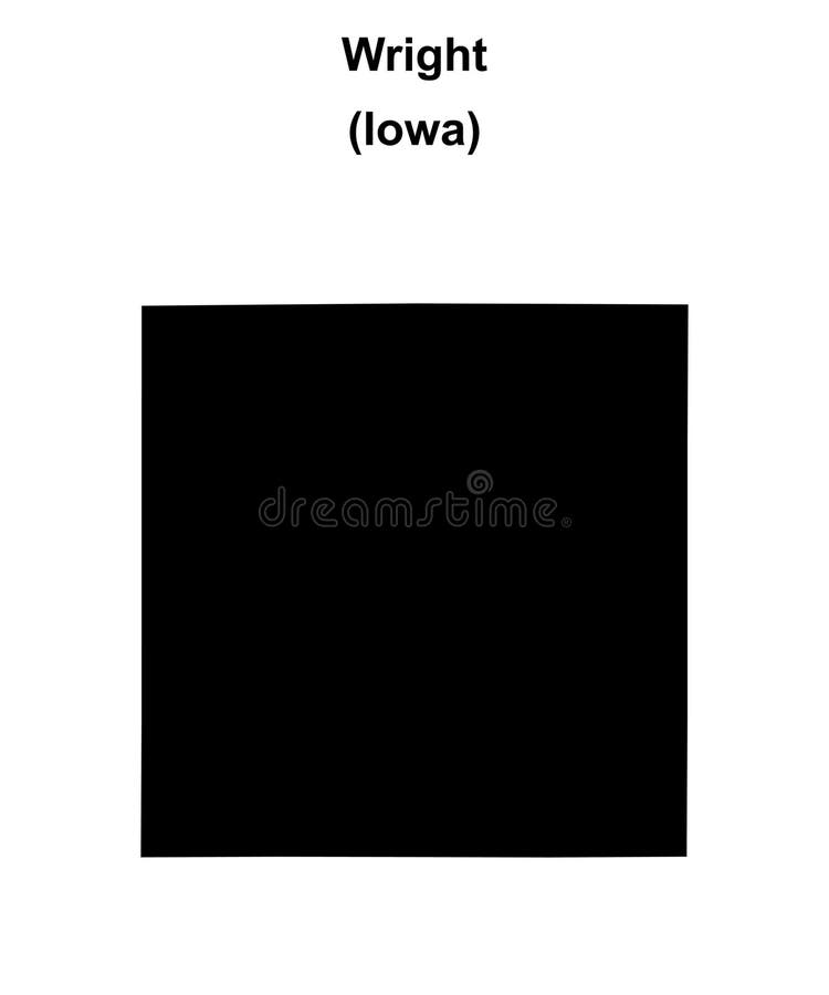 Mapa de esquema Wright ilustración del vector. Ilustración de vector ...