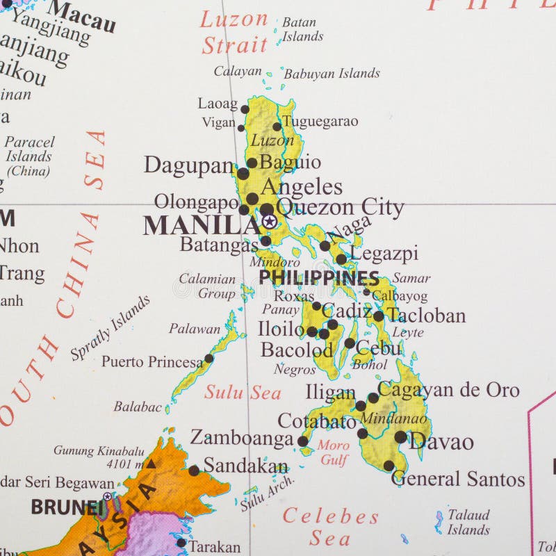 Mapa das Filipinas foto de stock. Imagem de filipina - 127868494