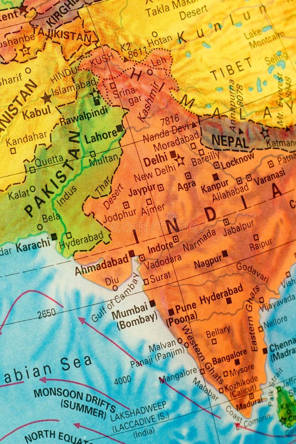 Mapa de India imagem de stock. Imagem de naturalize, ninguém - 48857313