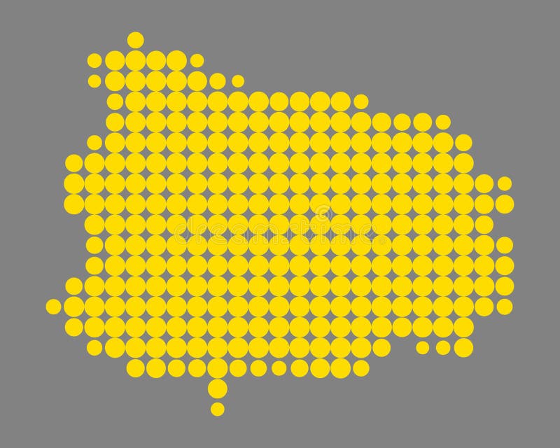 Mapa de isquiones ilustración del vector. Ilustración de vector - 105234539