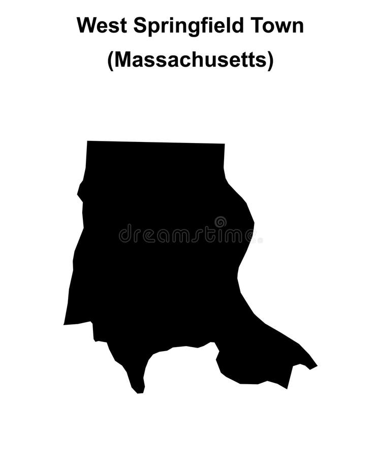 Mapa De La Ciudad De Springfield-West Ilustración del Vector ...