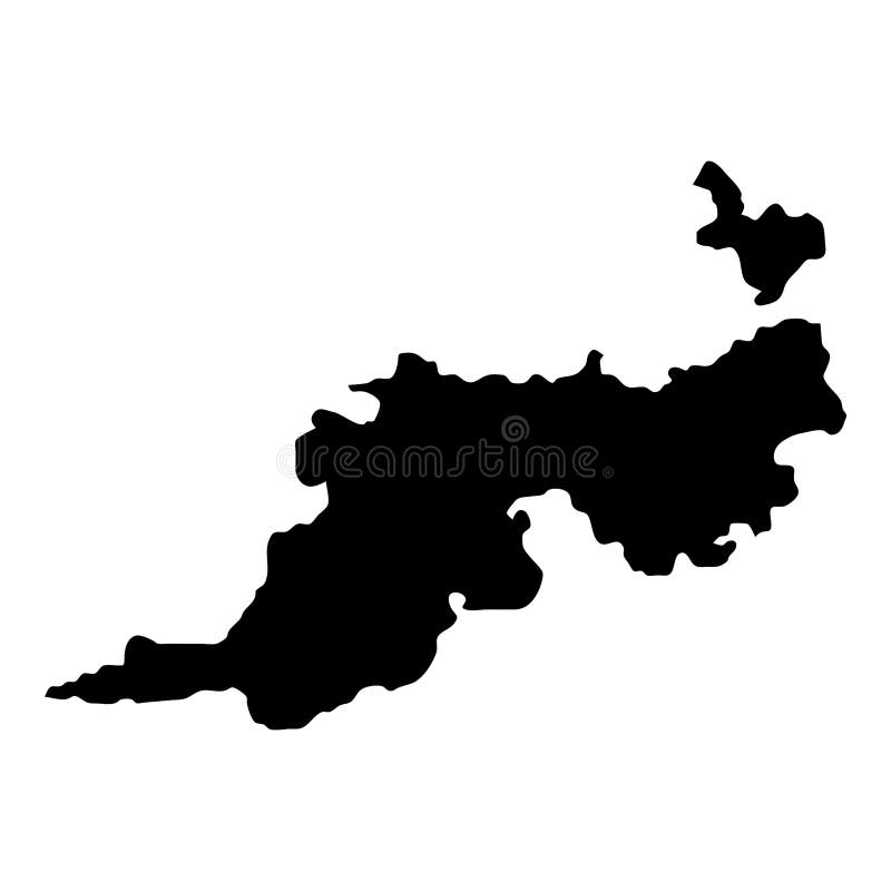 Mapa de la isla de Guana ilustración del vector. Ilustración de ...