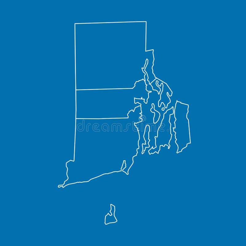 Mapa de la isla de roda ilustración del vector. Ilustración de silueta ...