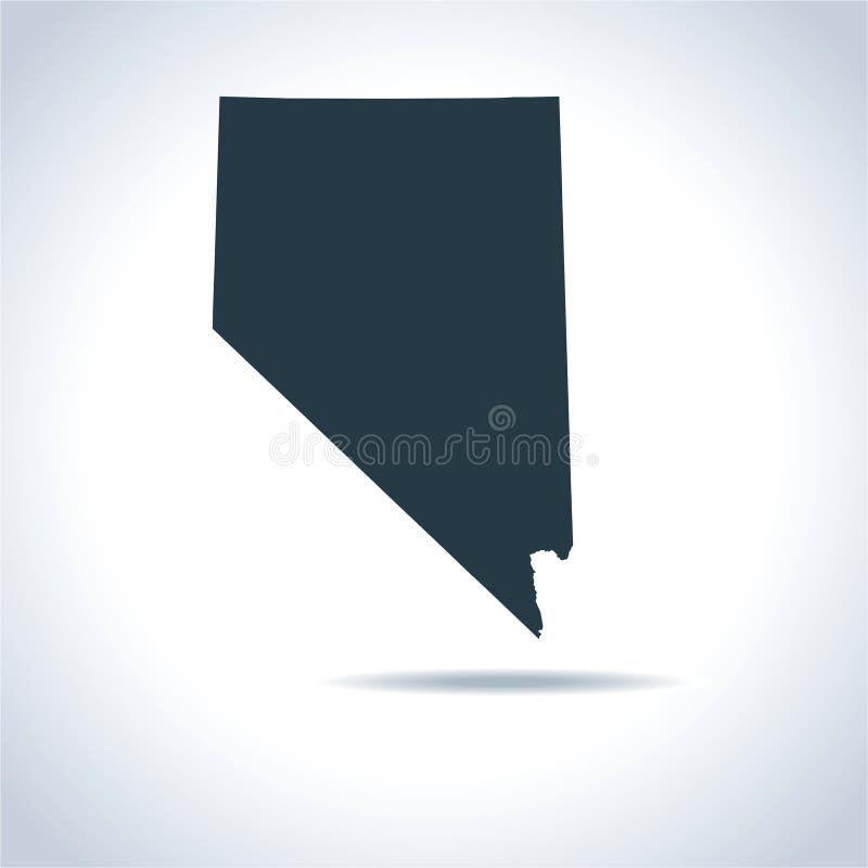 Mapa de la nevada ilustración del vector. Ilustración de vector - 205767321