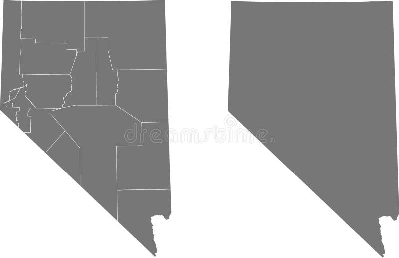 Mapa de la nevada ilustración del vector. Ilustración de turismo ...