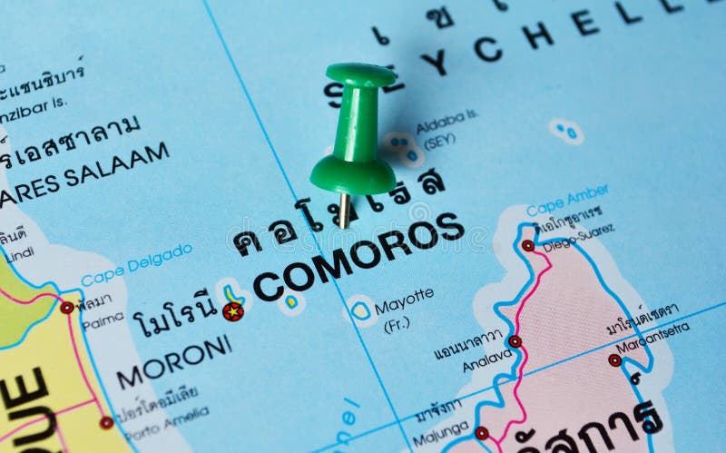 Mapa de los Comoro imagen de archivo. Imagen de icono - 54821059
