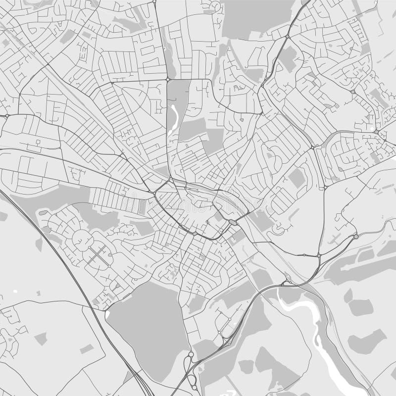 Mapa de luton england ilustración del vector. Ilustración de ciudad ...