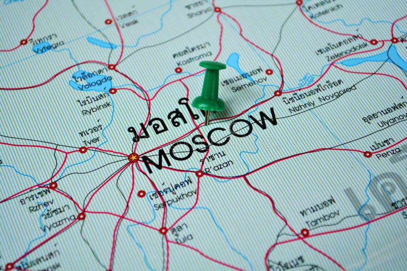 Mapa De Moscú Fotos De Stock - Download 437 Fotos Libres de Derechos