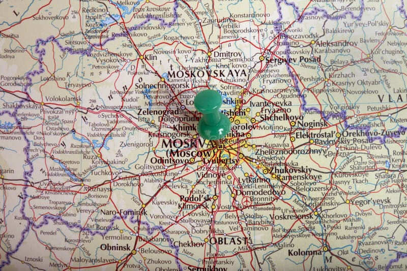 Mapa De Moscú Fotos De Stock - Download 437 Fotos Libres de Derechos