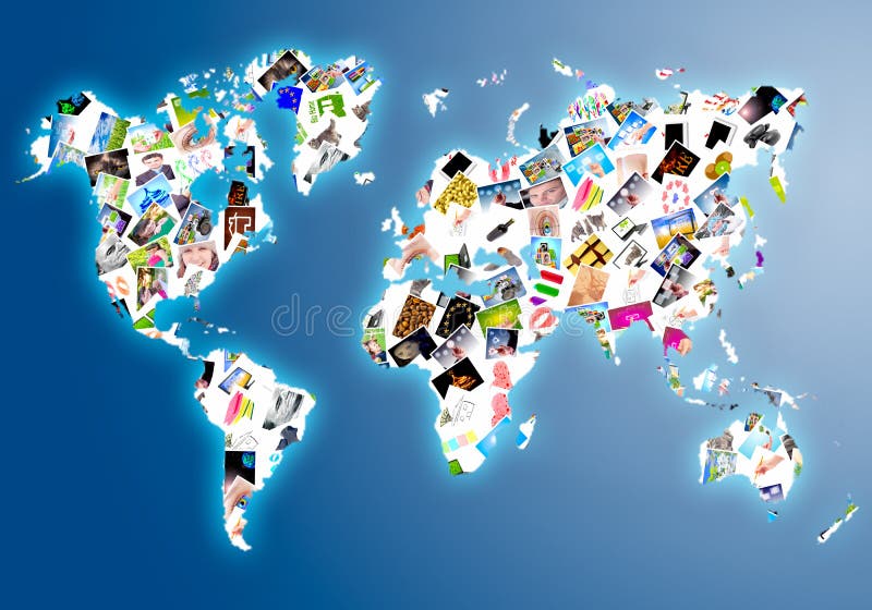 Mapa de mundo ilustração stock. Ilustração de backdrop - 18018911