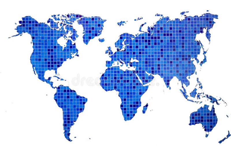 Mapa de mundo foto de stock. Imagem de creativo, mapa - 23535048