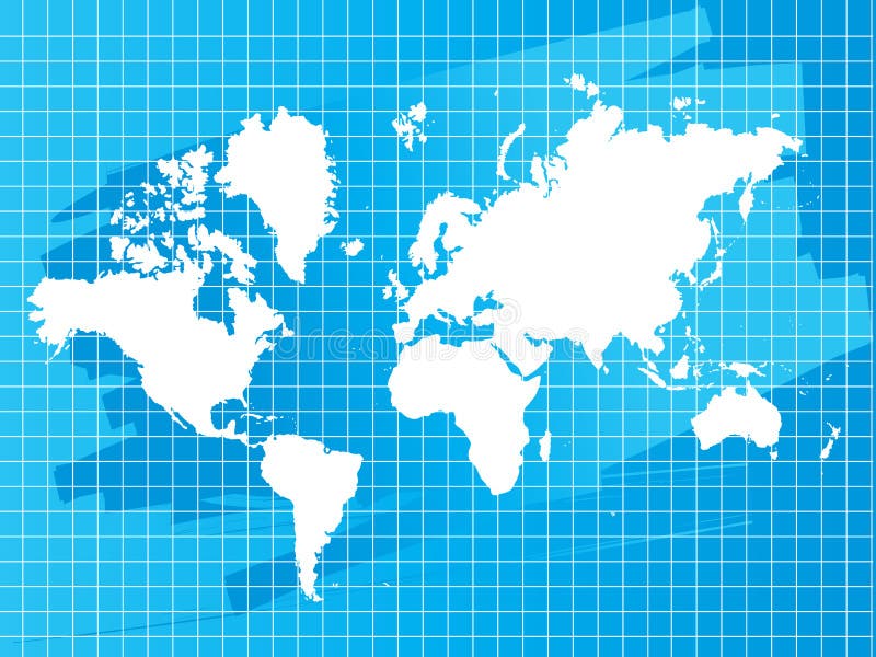 Mapa de mundo ilustração do vetor. Ilustração de dados - 6508488