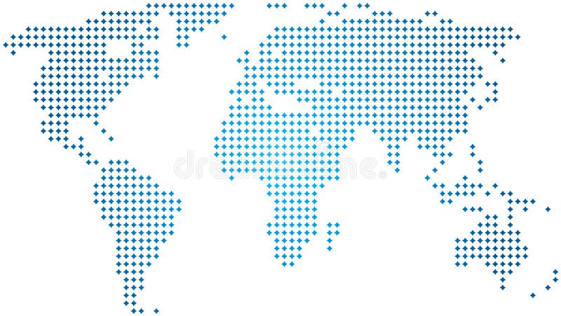 Mapa de mundo abstrato ilustração do vetor. Ilustração de fundo - 19788552