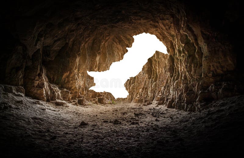 Mapa De Pakistán Con Fondo De Cueva Creativa Ilustración 3d Imagen de archivo - Imagen de ...