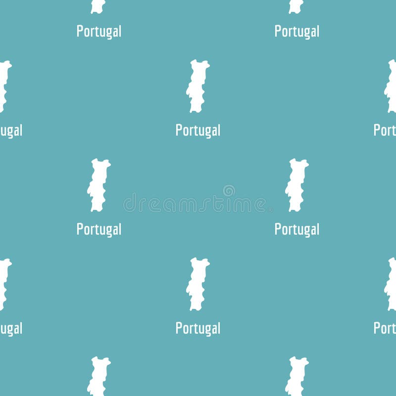 Mapa De Portugal No Vetor Preto Simples Ilustração do Vetor ...