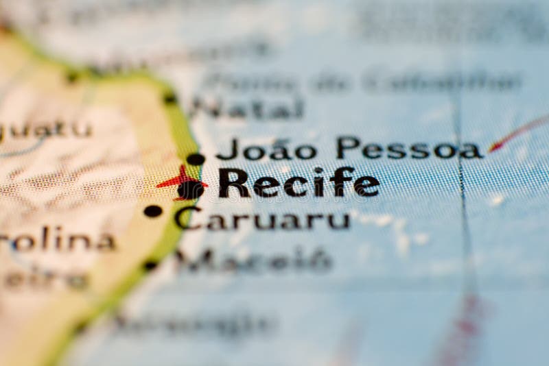 Mapa de Recife foto de stock. Imagem de recife, tropical - 6015050