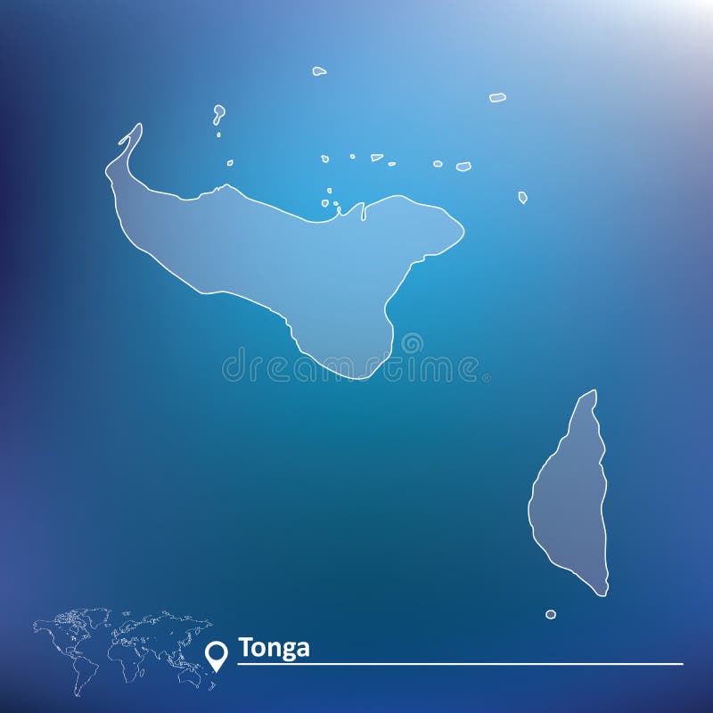 Mapa de Tonga ilustración del vector. Ilustración de textura - 125160376