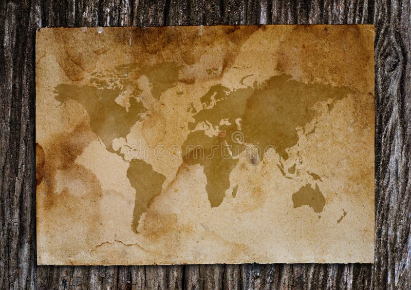 Mapa de Velho Mundo. imagem de stock. Imagem de moagem - 32356389