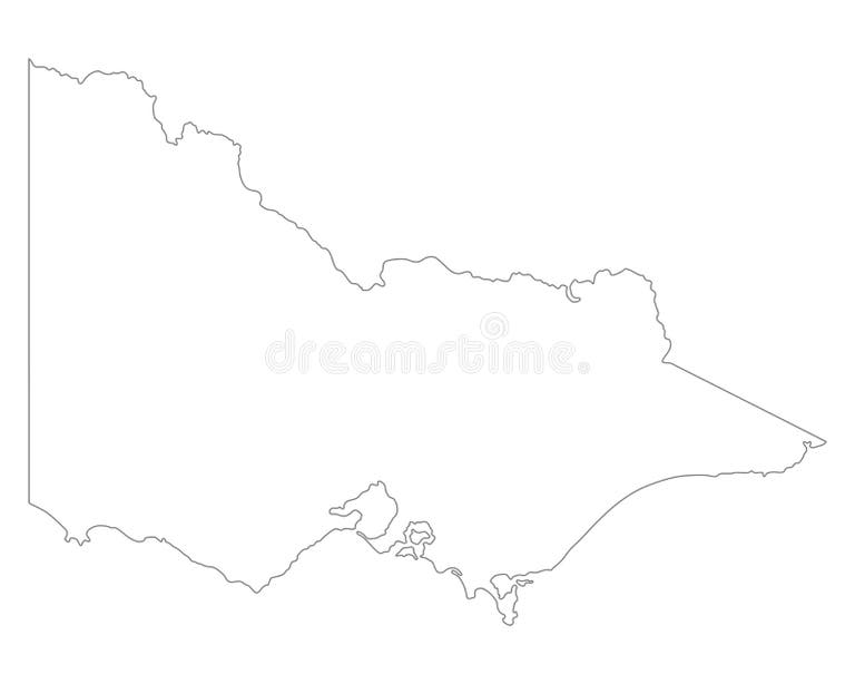 Mapa de Victoria ilustración del vector. Ilustración de victoria - 92649844