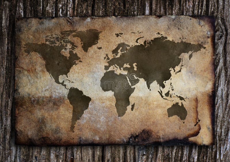 Mapa de Viejo Mundo. foto de archivo. Imagen de viejo - 32356870