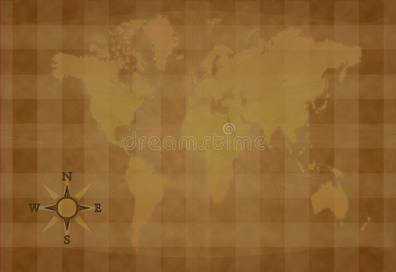 Mapa de Viejo Mundo stock de ilustración. Ilustración de europa - 4545766