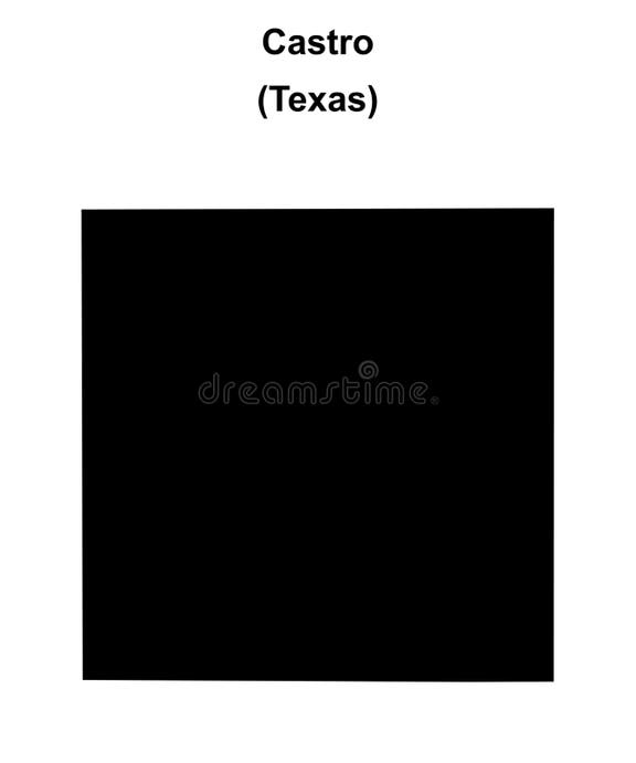 Mapa del esquema de Castro ilustración del vector. Ilustración de ...
