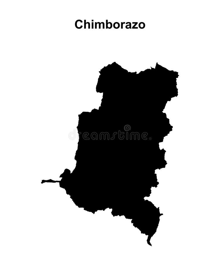 Mapa Del Esquema De Chimborazo Ilustración del Vector - Ilustración de ...