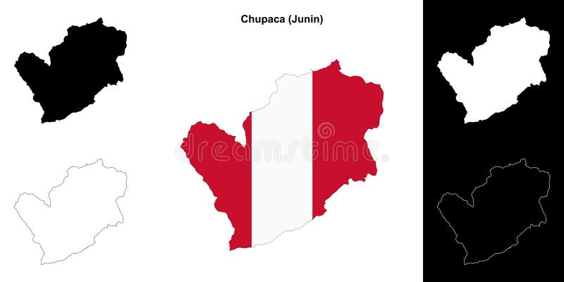 Mapa Del Esquema De Chupaca Ilustración del Vector - Ilustración de ...
