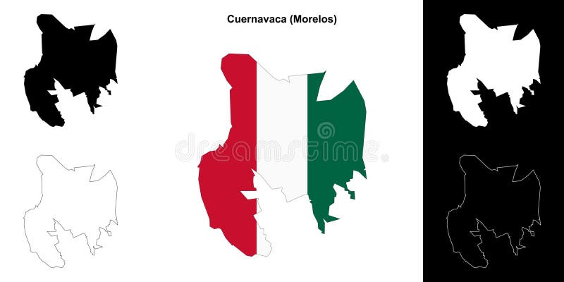 Mapa Del Esquema De Cuernavaca Ilustración del Vector - Ilustración de ...