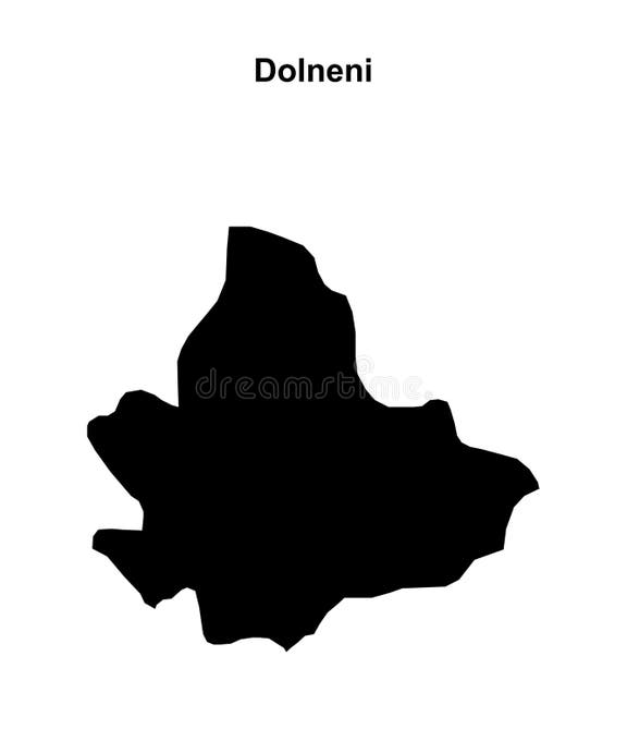 Mapa Del Esquema De Dolneni Ilustración del Vector - Ilustración de ...