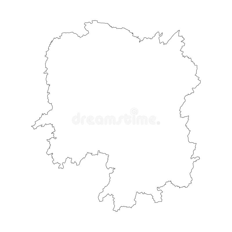 Mapa del esquema de Hunan ilustración del vector. Ilustración de chino ...