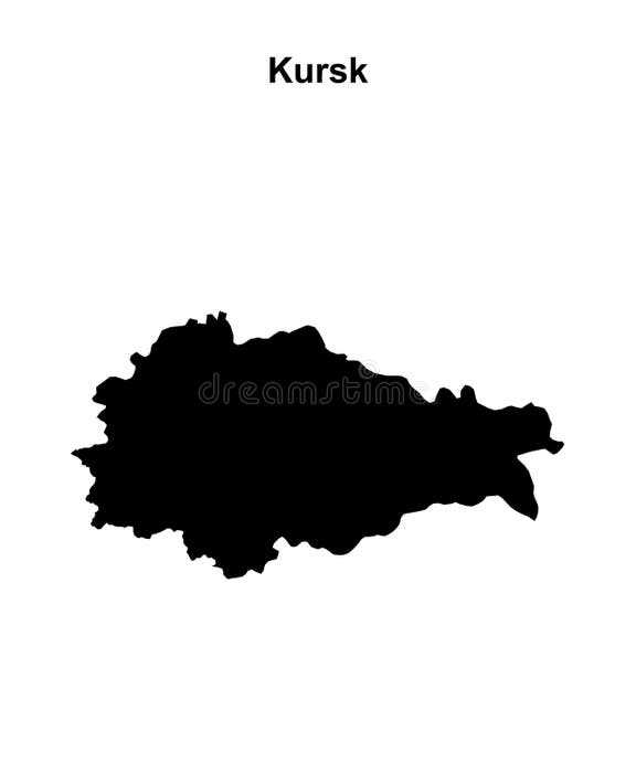 Mapa del esquema de Kursk ilustración del vector. Ilustración de ...